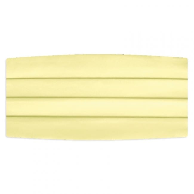 Closeout Yellow Mens Cummerbund Only - Tuxedos Online