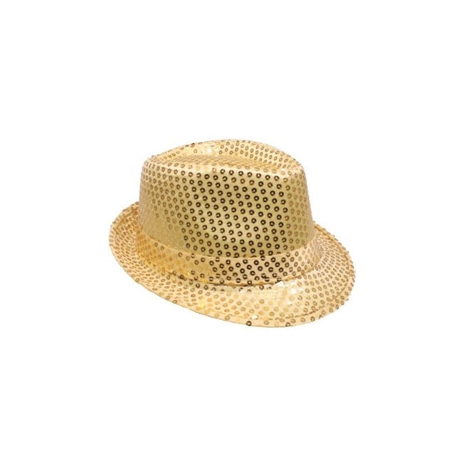 Fun Sequin Fedora Novelty Party Hat Unisex-Mardi Gras- Holiday ...